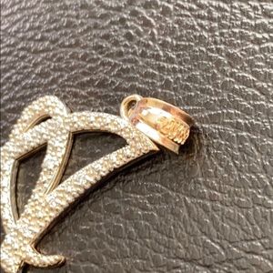 Element Shine | Jewelry | 4k Real Gold Initial Letter M Diamond ...